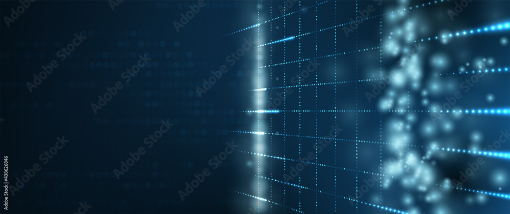 Abstract tech background. Futuristic technology interface Stock Vector ...