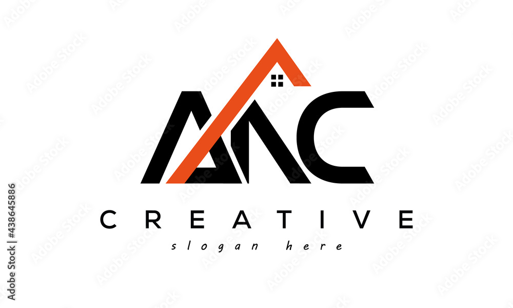 ANC letters real estate construction logo vector Stock Vector | Adobe Stock