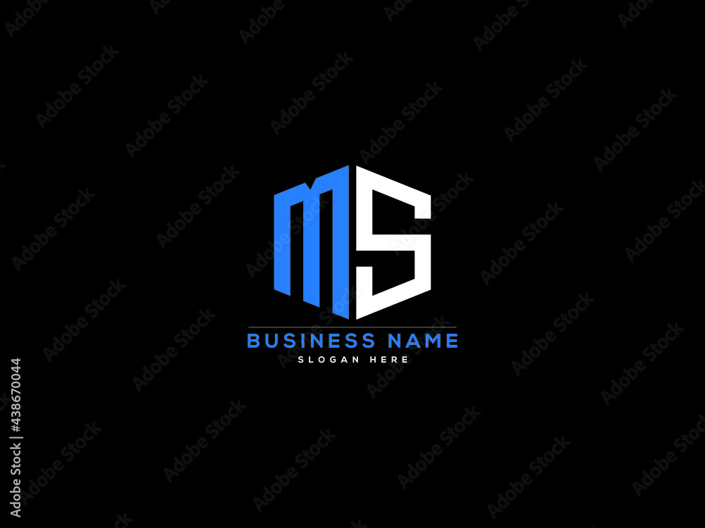 Letter MS Logo, creative ms logo icon vector for business Stock Vector ...
