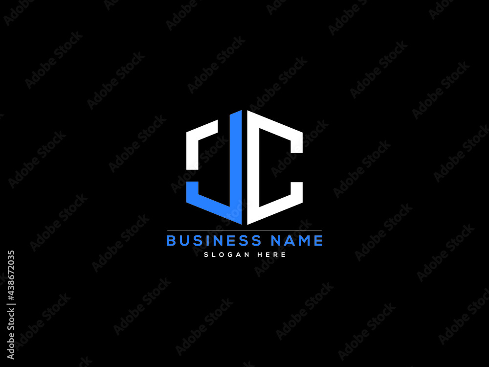 Letter JC Logo, creative jc logo icon vector for business เวกเตอร์สต็อก ...