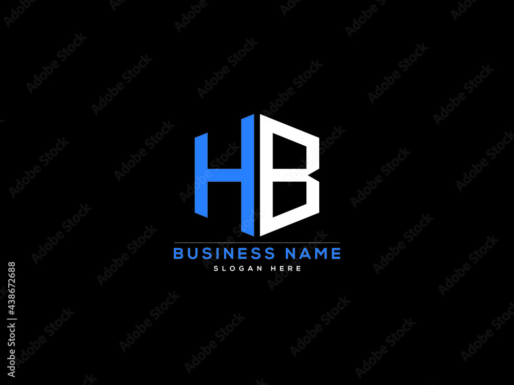 Letter HB Logo, creative hb logo icon vector for business Stock Vector ...
