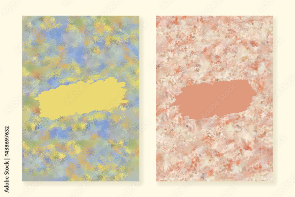 Paint backgrounds in impressionism style. For covers, wallpapers and ...