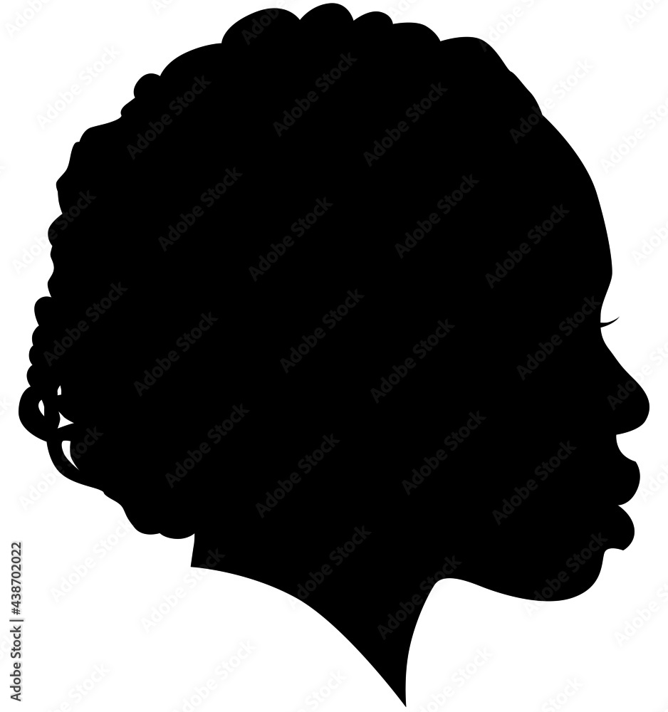 Black Girl African American female, African woman profile picture ...
