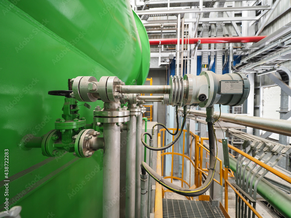 Level transmitter by pressure transmitter type was installed in power ...