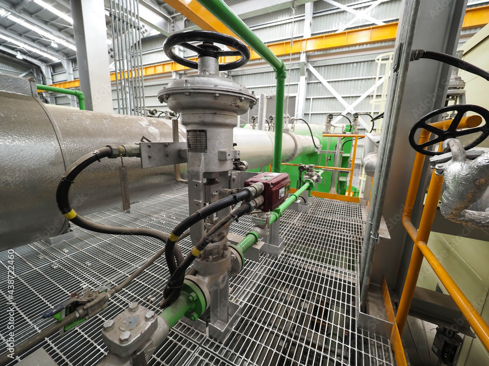 Control valve for control flow and pressure of process condition such ...