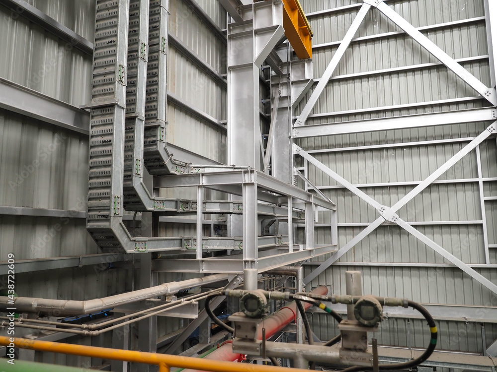 Conduit and cable tray was installed in power plant which popular in ...