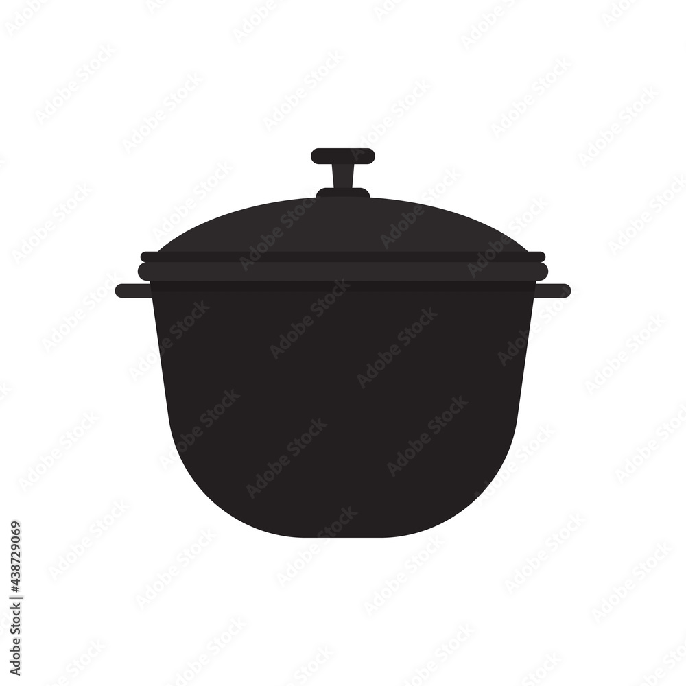 Carved silhouette flat icon, simple vector design. Cartoon witches ...