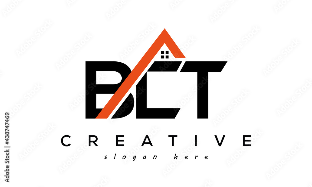 BCT letters real estate construction logo vector Stock Vector | Adobe Stock