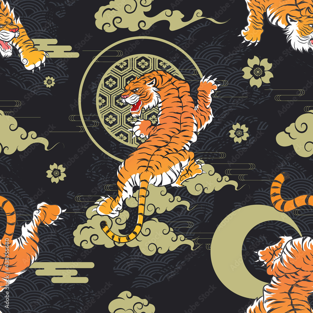 Climbing Tiger Design