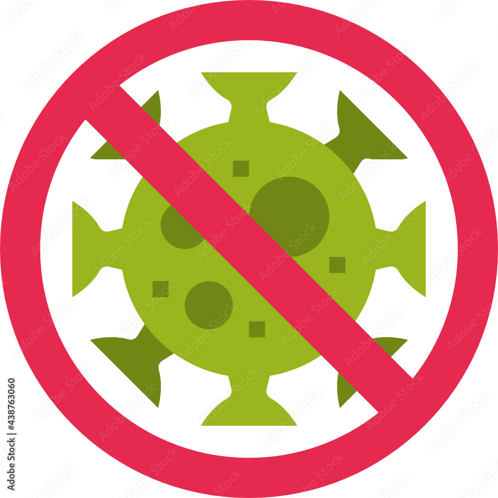no virus icon Stock Vector | Adobe Stock