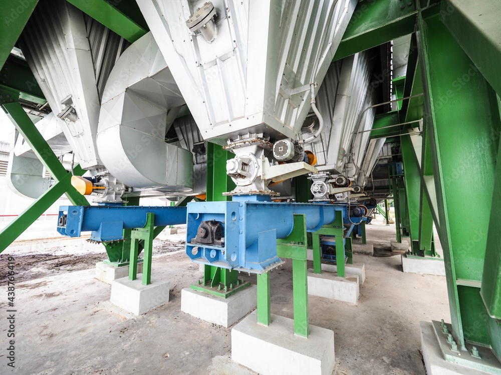 Ash systems was installed in biomass power plant. Stock Photo | Adobe Stock