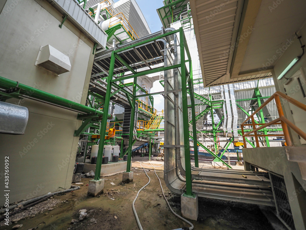 Cable tray in power plant. Stock Photo | Adobe Stock