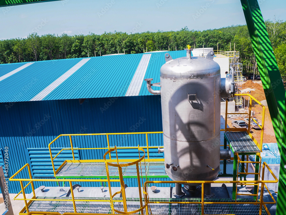 The deaerator systems and structure platform of biomass power plant ...