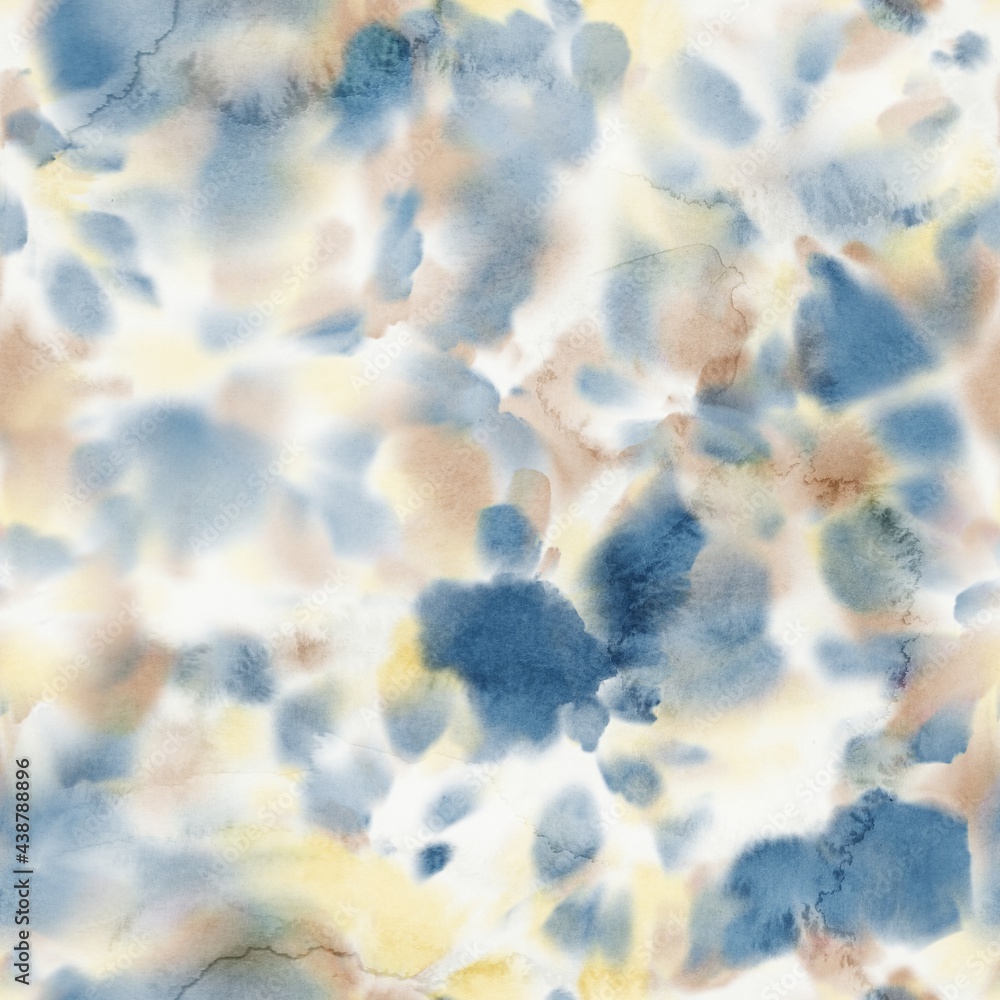 Seamless pastel swirl splat tie dye watercolor pattern swatch. High ...