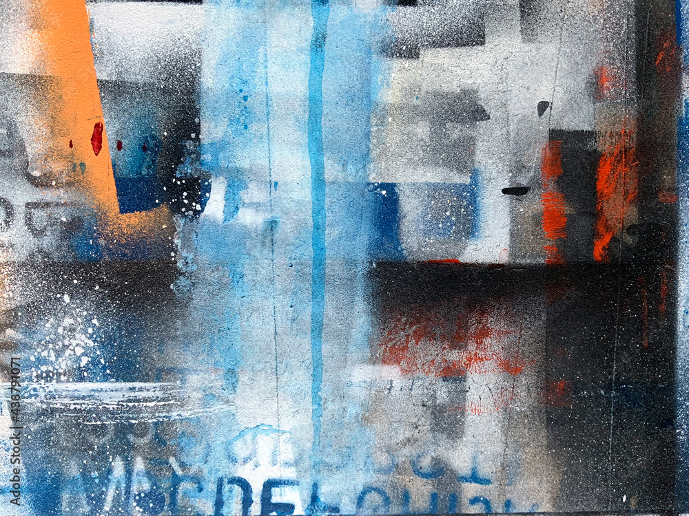 Abstract paint stains background. Spray paint effects. Stock ...