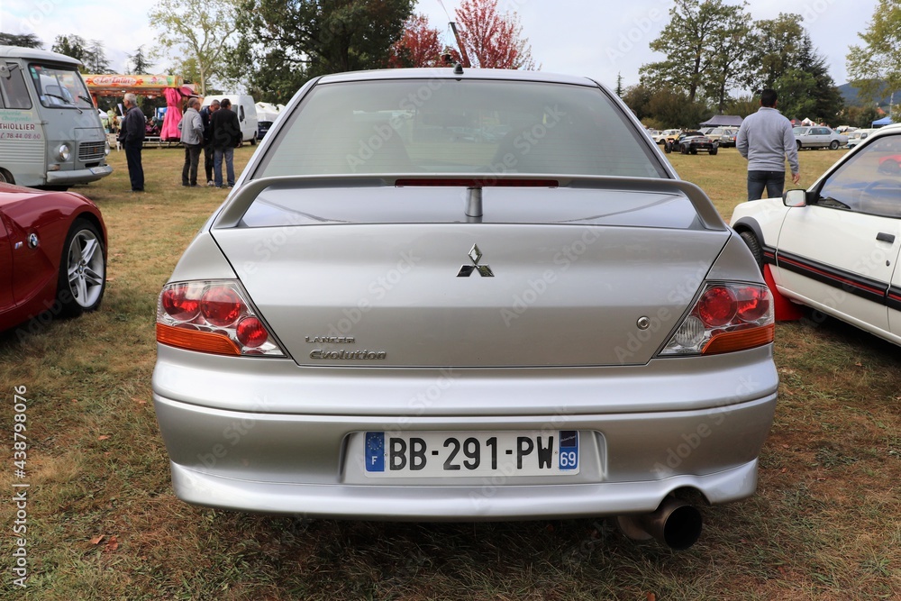 Mitsubishi Lancer Evolution, voiture japonaise, berline sportive 4 ...