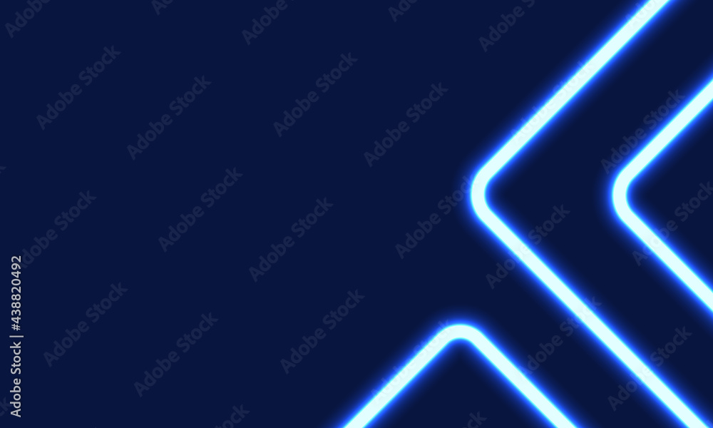 Abstract neon background design , blue neon background design . vector ...