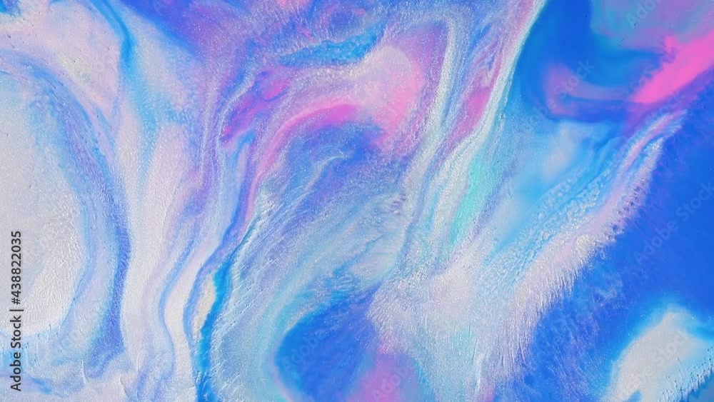 Fluid art drawing video, modern acryl texture with flowing effect ...