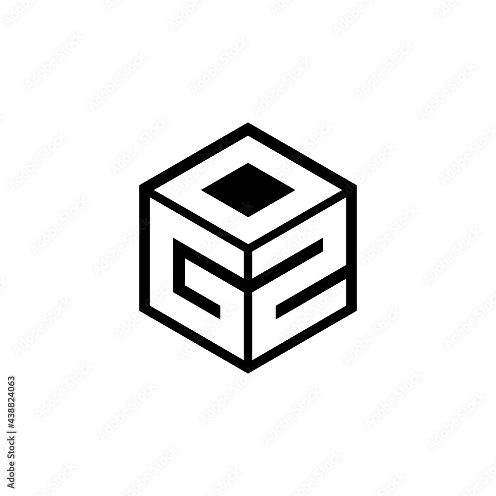 GZO letter logo design with white background in illustrator, vector ...