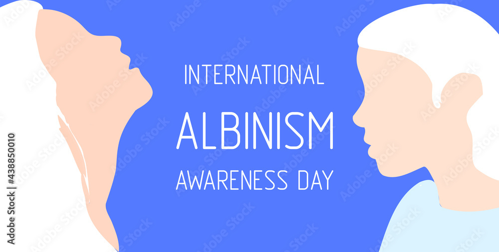 International Albinism Awareness Day, woman with white hair, pale skin ...