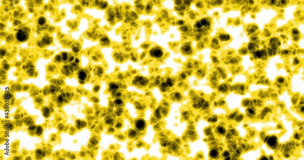 Animated digital background of medical deep tissue cells imitating ...