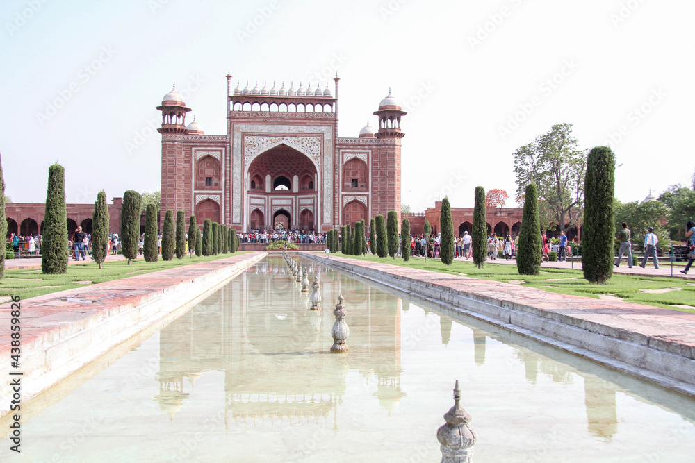 Taj Mahal Great Gate India Heritage Muslim Mosque Temple Building ...
