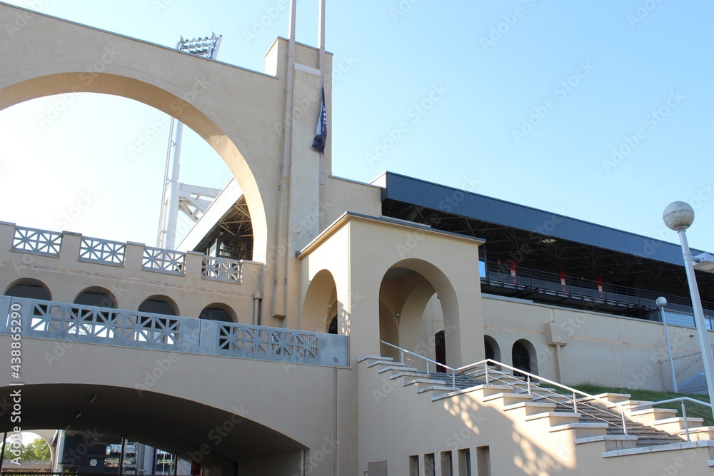 Le Matmut Stadium de Lyon, stade de l'equipe lyonnaise de Rugby, le LOU ...