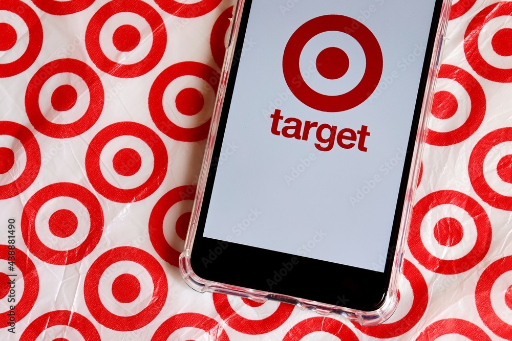 Bahia, Brazil - September 30, 2020. Target Store logo on smartphone ...