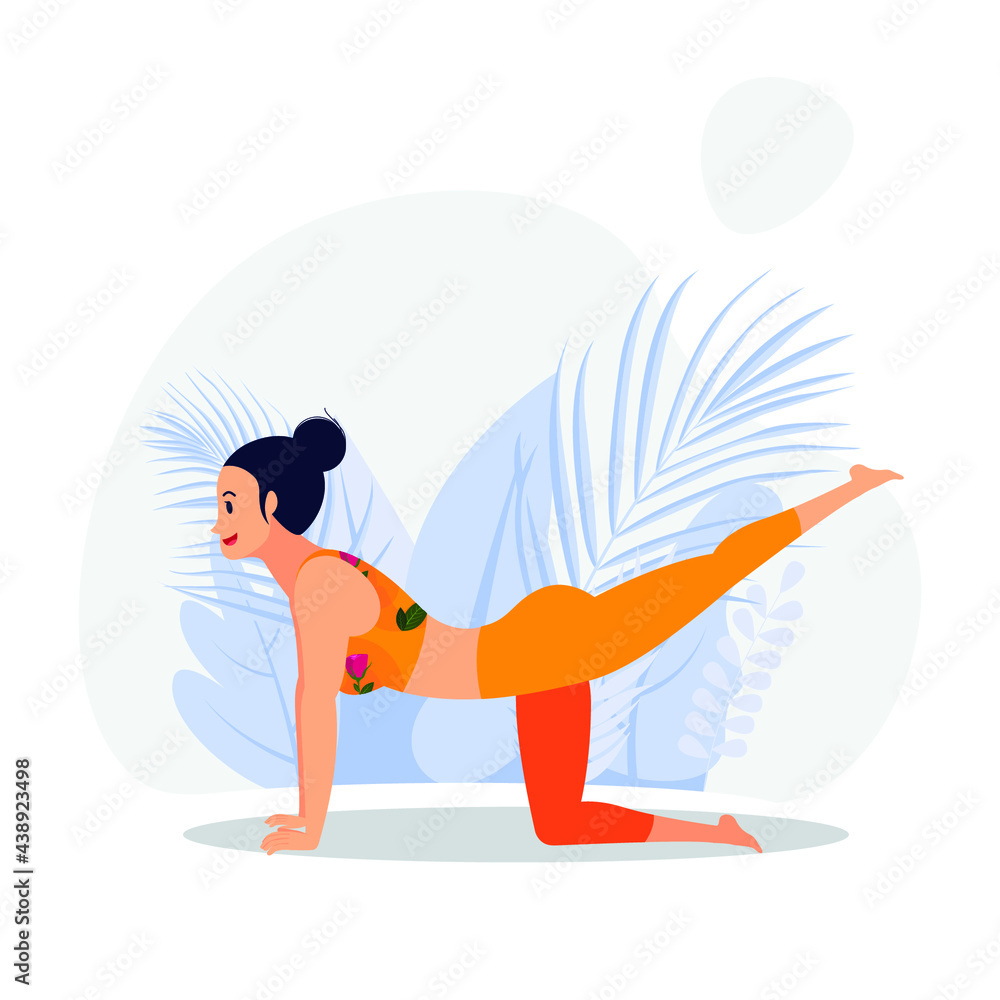 king dancer pose Nataraj asana, standing balance yoga poses Stock ...