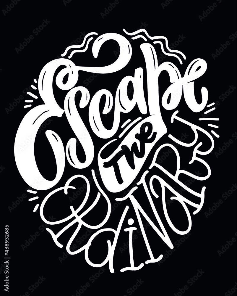 Motivation lettering quote - cute hand drawn lettering poster for ...