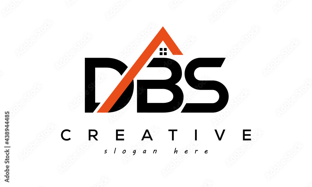 initial DBS letters real estate construction logo vector Stock Vector ...