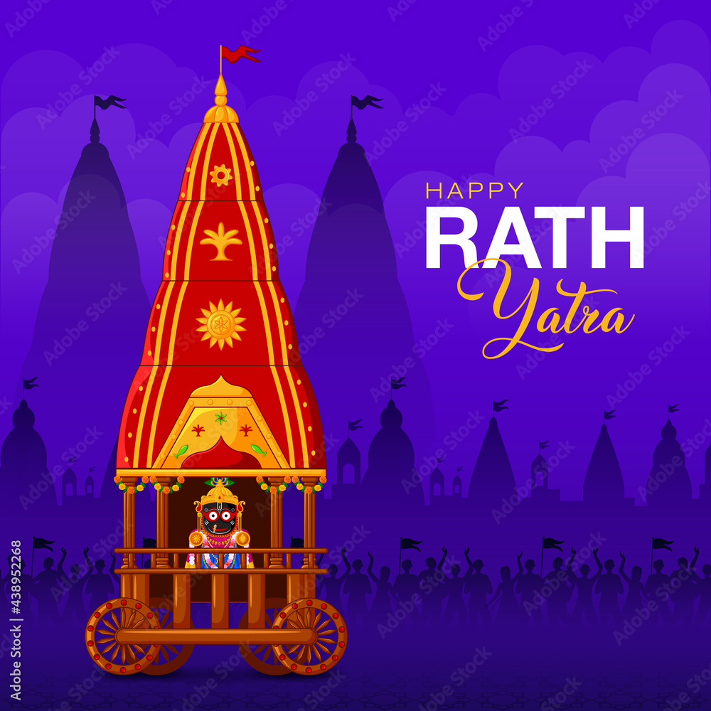 Lord Jagannath Puri Odisha God Rathyatra Festival. God wearing mask ...