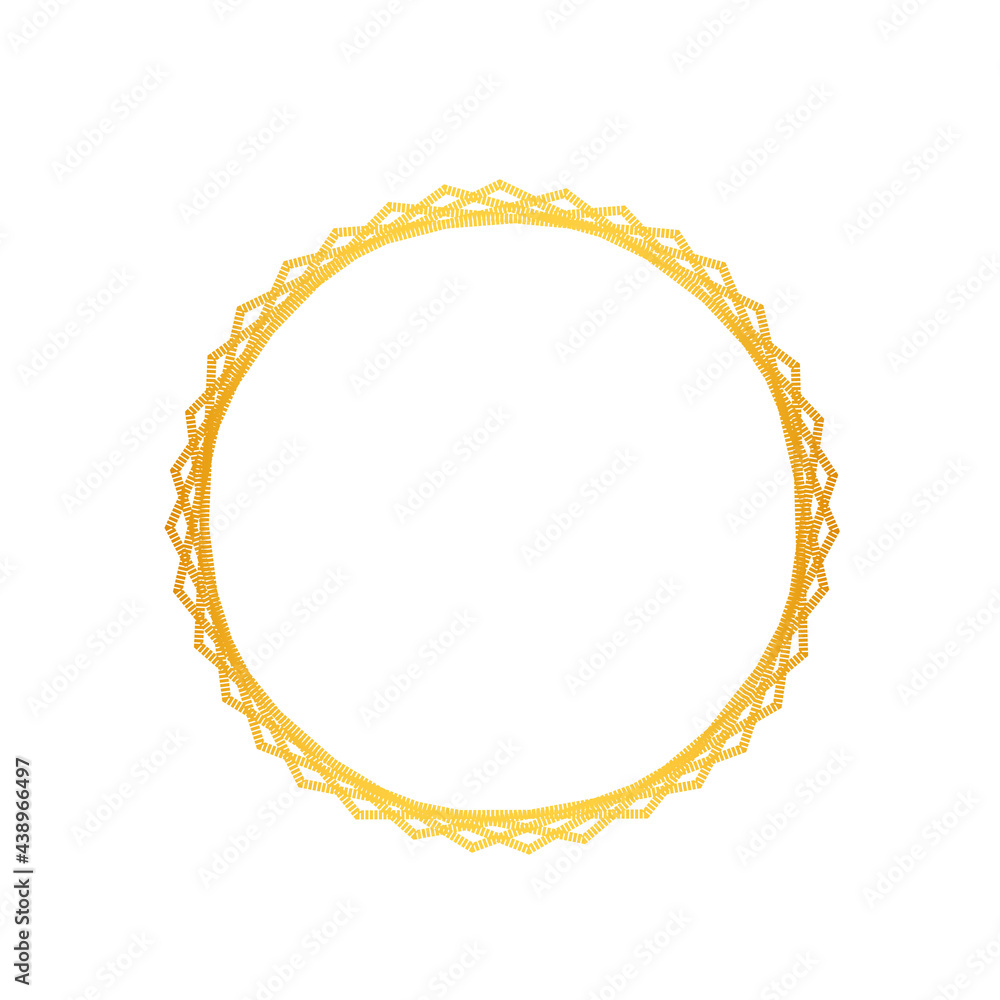 Circular Frame, Border Design. Editable Vector EPS. Stock Vector ...