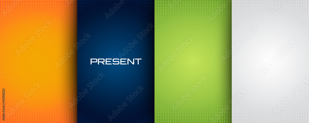 set of normal cover and wallpaper gradient soft tone background Stock ...