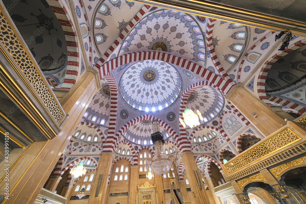 Mosque "Heart of Chechnya", Grozny, Chechen Republic, Russia Stock ...
