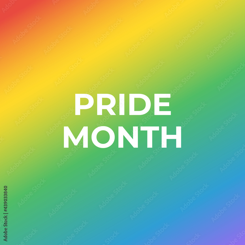 LGBT LGBTQ+ Pride Hearts and Slogans Social Media Post Template. Love ...