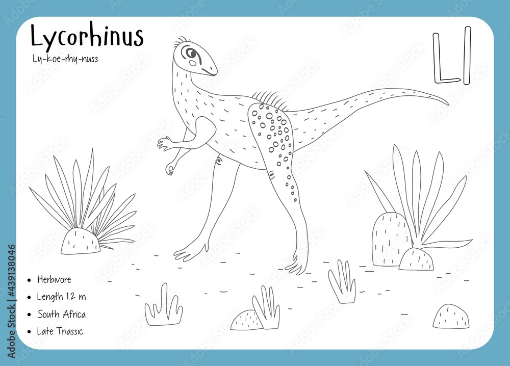 Coloring cards with dinosaurs and alphabet. Dinosaur Fact Cards ...