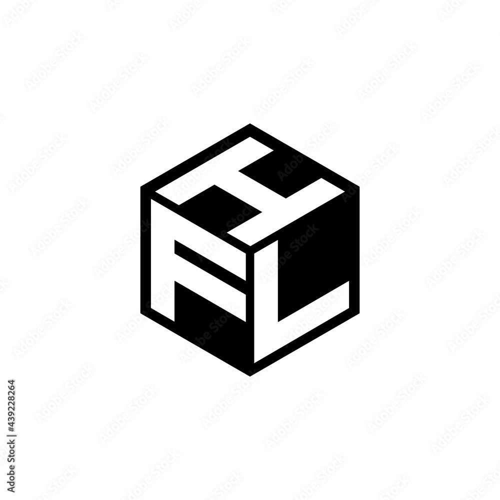 FLI letter logo design with white background in illustrator, vector ...
