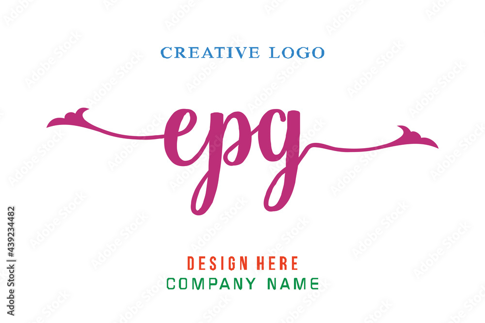 EPG lettering logo is simple, easy to understand and authoritative ...