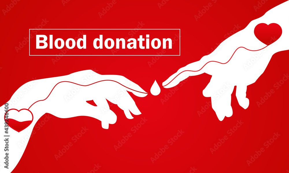 world blood donor day poster. Donor Blood Concept Illustration ...