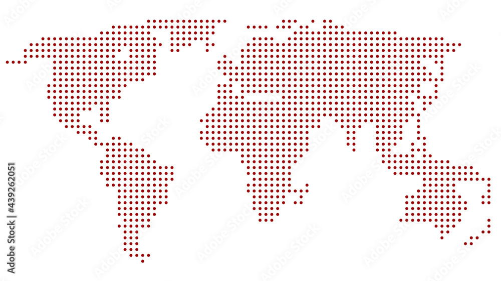 World map vector, circle globe map stock illustration Stock Vector ...