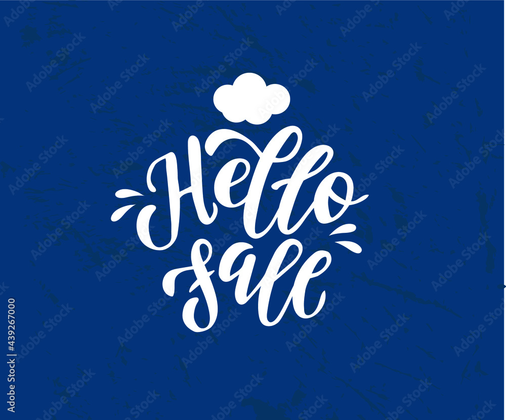 Hello Fall. Brush hand lettering. Inspiring quote. Motivating modern ...