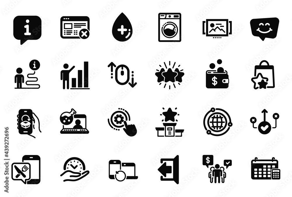 Vector Set Of Technology Icons Related To Star Recovery Devices And vector-set-of-technology-icons-related-to-star-recovery-devices-and