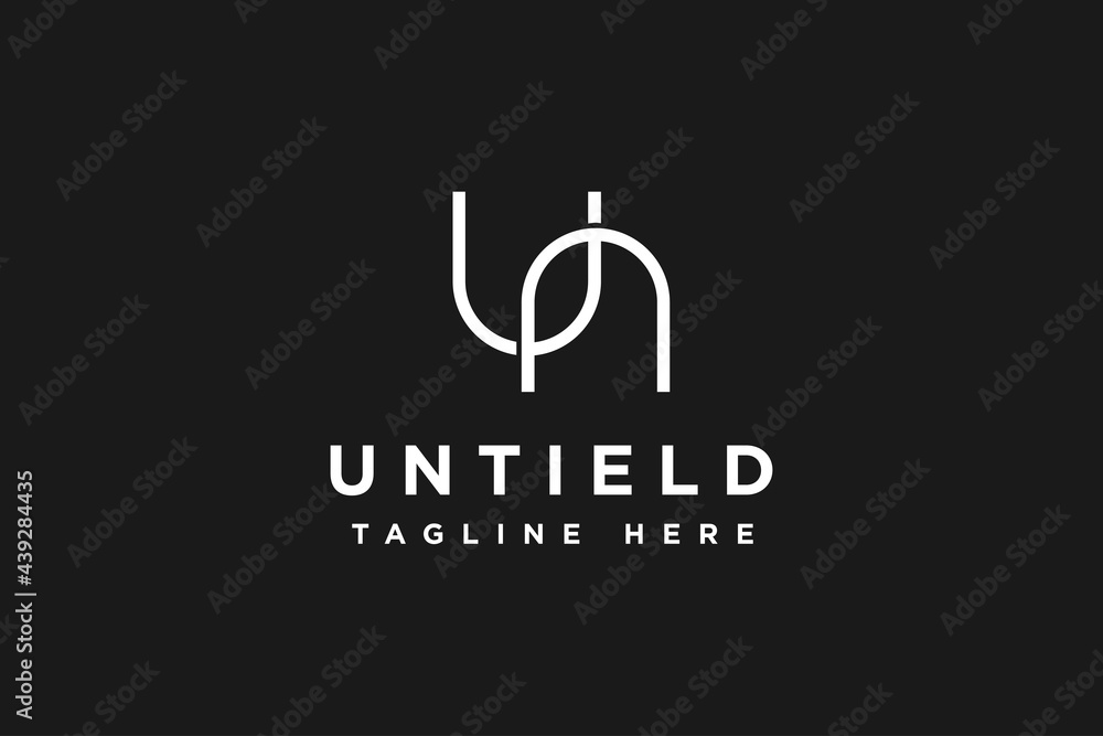 Letter UN logo design vector illustration. Letter UN suitable for ...