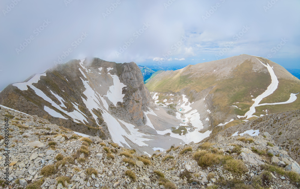 Monte Redentore and Pilato lake (Italy) - The landscape summit of Mount ...