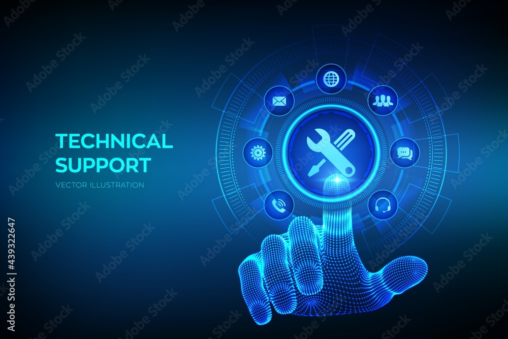 Technical support. Customer help. Tech support. Customer service ...