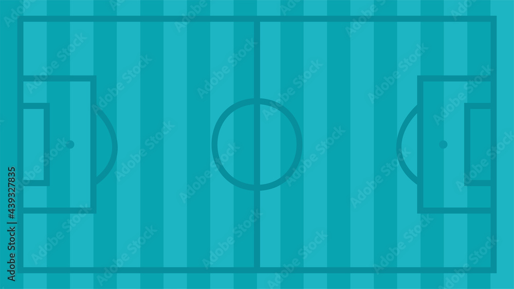 Football background with a soccer field. View from above. Template 2020 ...
