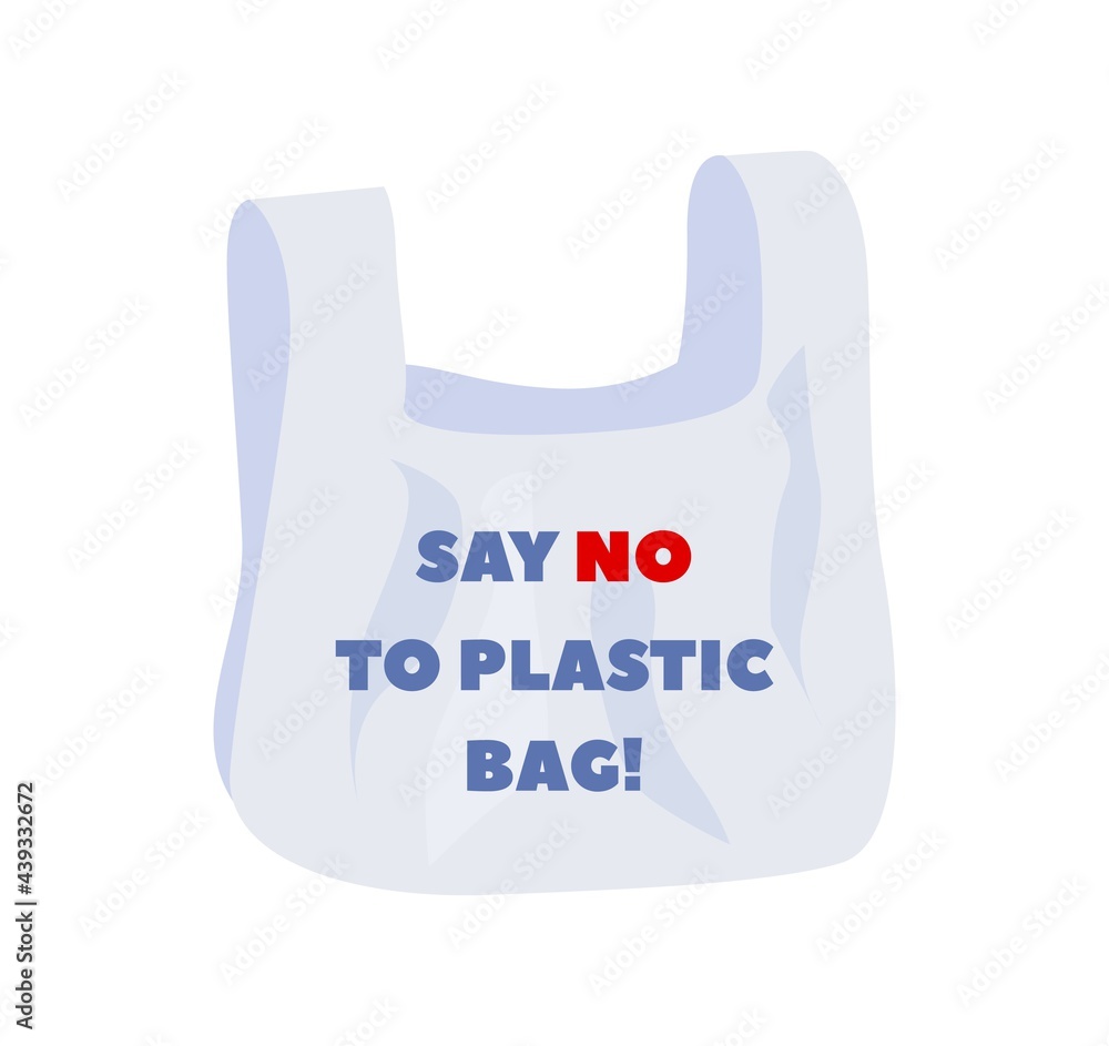Plastic pollution. Plastics bag, bagging waste concept. Save world and ...