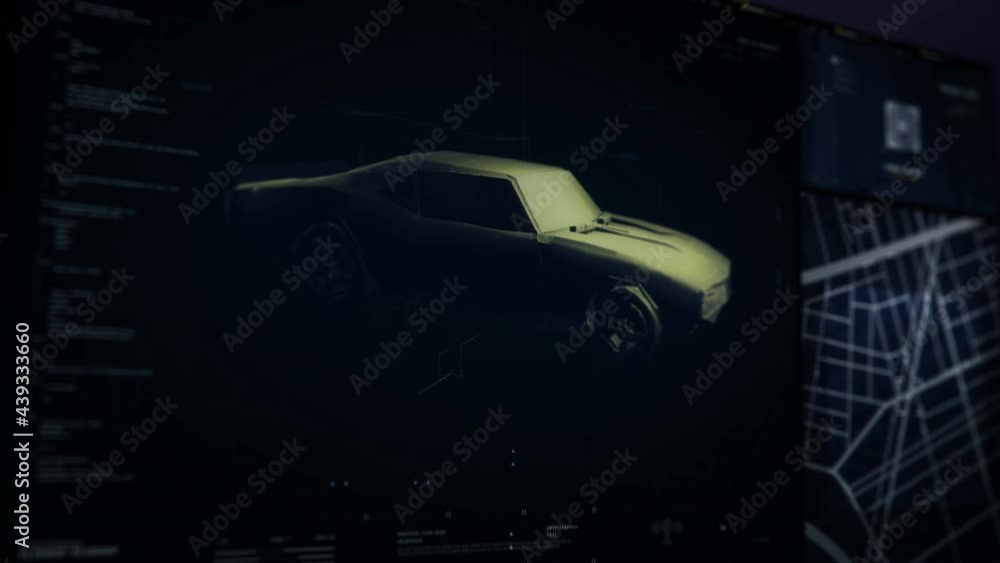 Modern Software. Accessing the Drone Camera to Chase the Wanted Vehicle ...