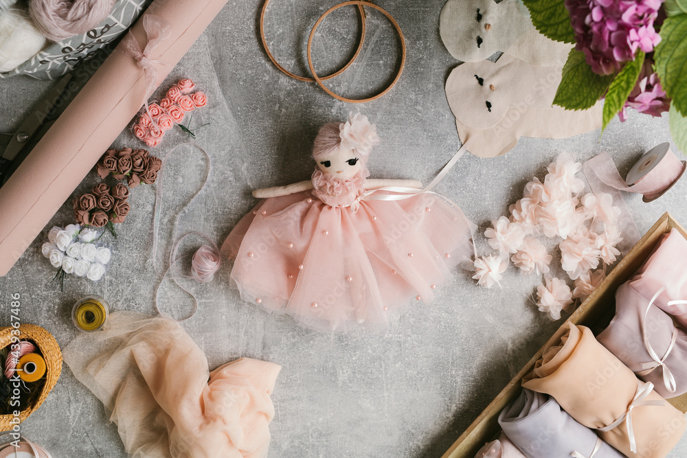 Handmade doll Stock Photo | Adobe Stock